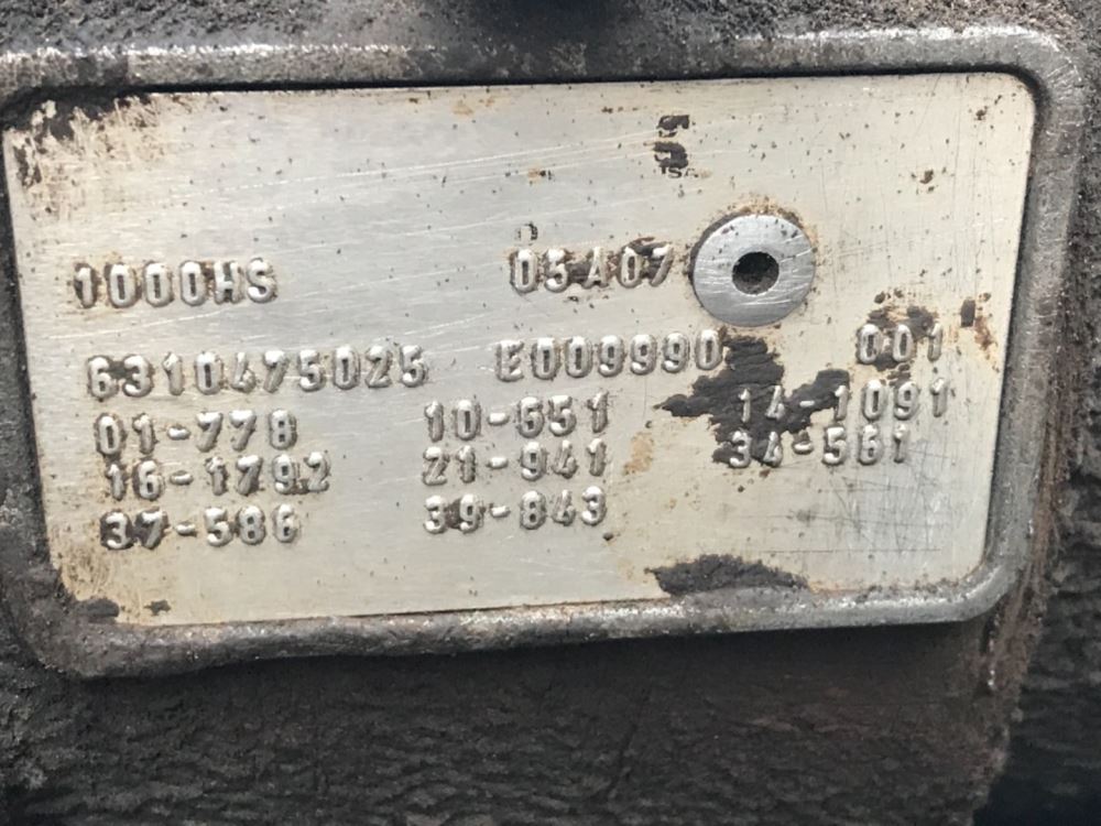 (USED) 2005 Allison (AT) 1000HS, TRANSMISSON. S/N (P-22642)